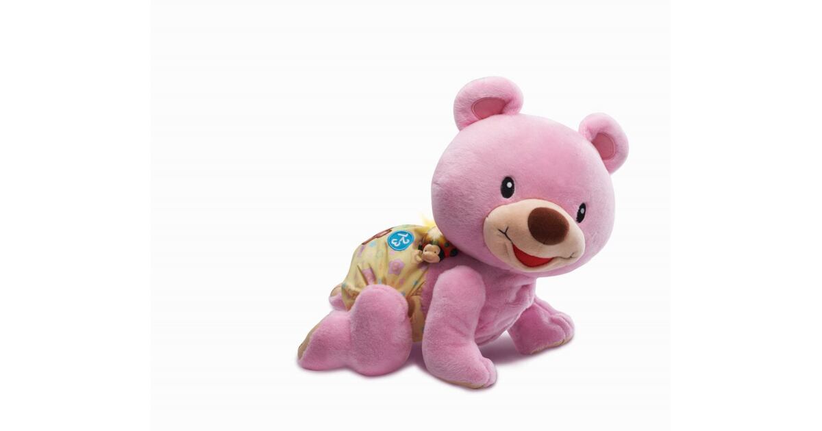 Vtech Lezoucí medvídek růžový CZ - Nejhracka.cz